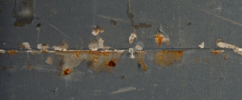 Rusty Grey Painted Rectangle Metal Texture the Background May Be Stock ...
