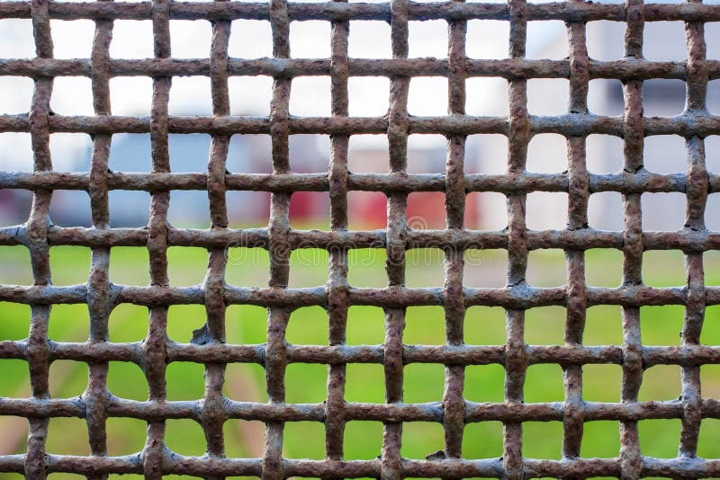 Rusty Grille. Abstract Image Stock Photo - Image of abstract, modern ...