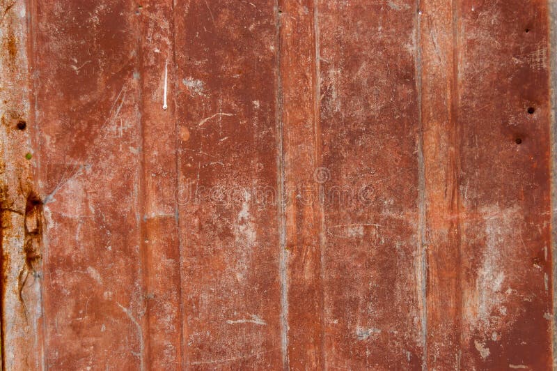 Vintage Rusty Putty Knife with Wooden Handle with Hole Isolated on ...