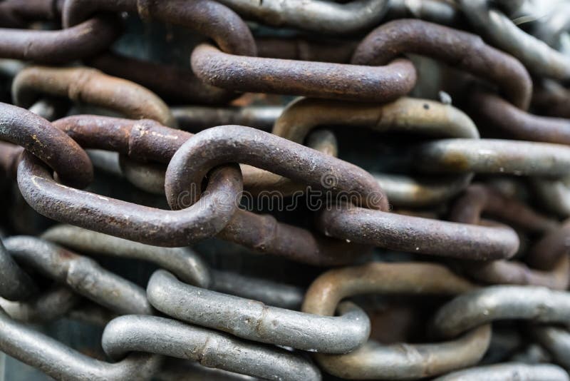 Rusty Grunge Chains Texture Stock Photo - Image of chain, messy: 86241378
