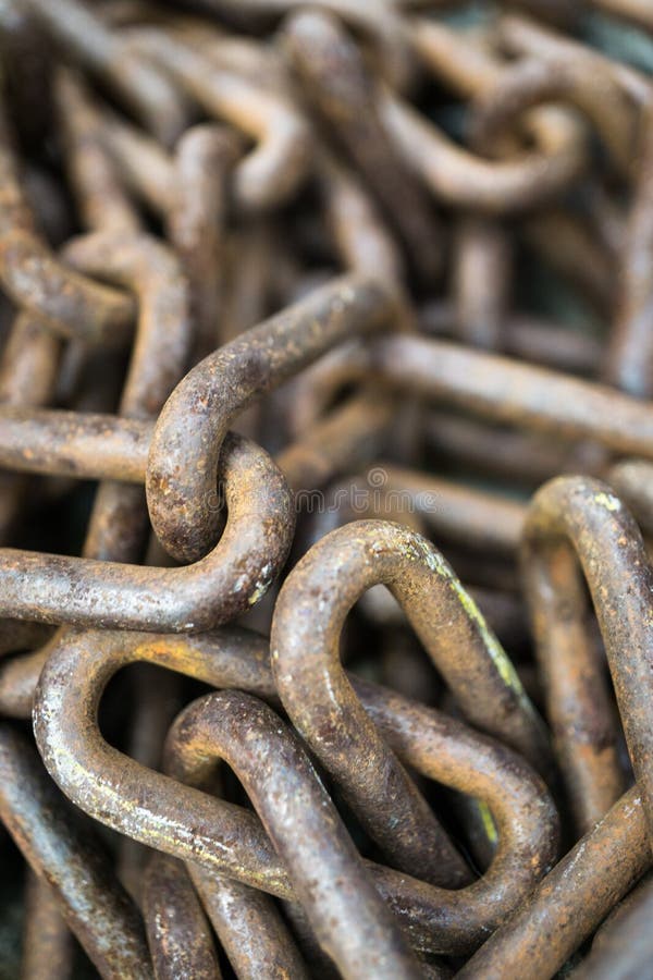 Rusty Metal Chain Grunge Texture Stock Image - Image of scratched, iron ...