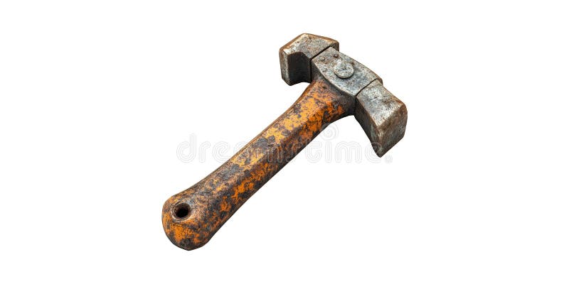 Rusty Hammer. Symbol of Construction, Repair, and Industrial Work ...
