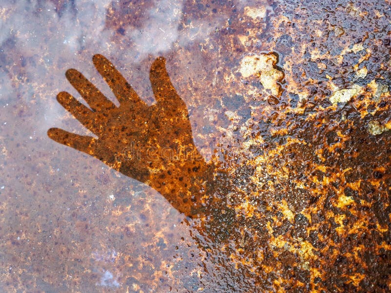 Hand with Photo of Beach stock photo. Image of climate - 24313754