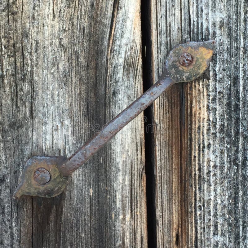 Rusty handle stock photo. Image of handicraft, door - 130696458