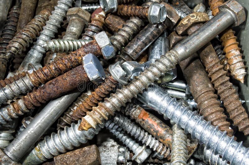 Hex Bolt stock image. Image of dust, steel, industry - 30062373