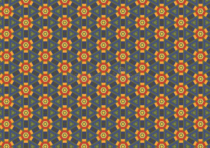 Rusty Hexagon Flower Pattern Stock Photo - Image of flowers, patterns ...