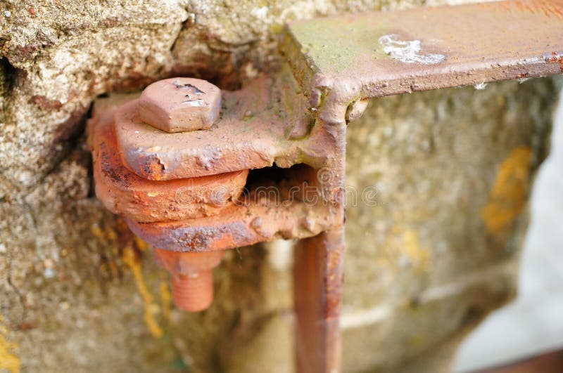 Rusty hinge stock image. Image of close, metal, rusty - 41975035