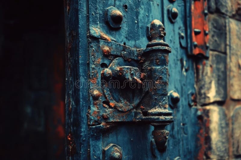 Rusty Hinge Holds Old Door Securely, Decay, Time, and History with ...