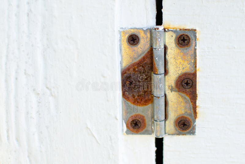 Rusty Hinge stock image. Image of hinge, tarnished, rusty - 56420429
