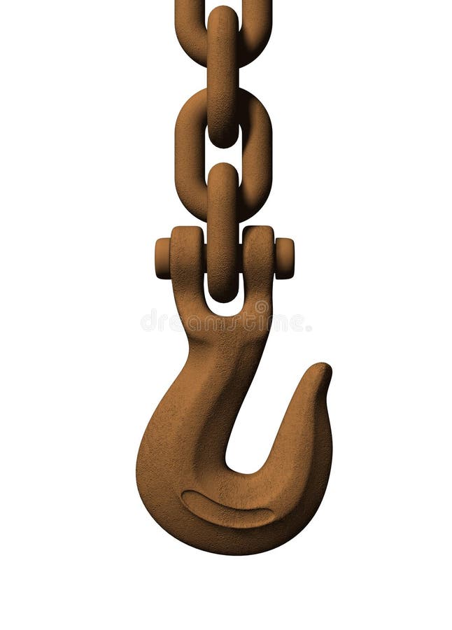 Rusty hook 2 stock illustration. Illustration of hobby - 5407501