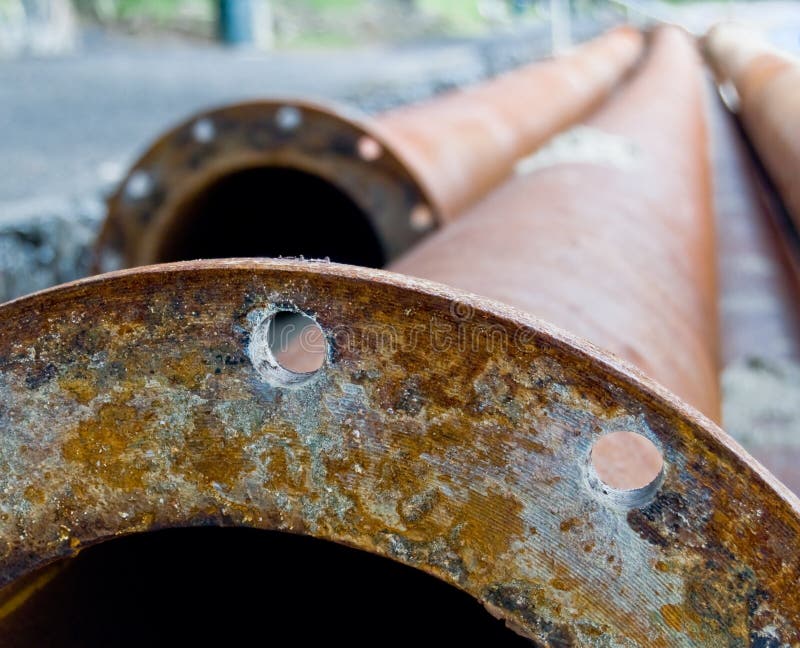 Rusty pipeline stock image. Image of control, pipelines - 34686565