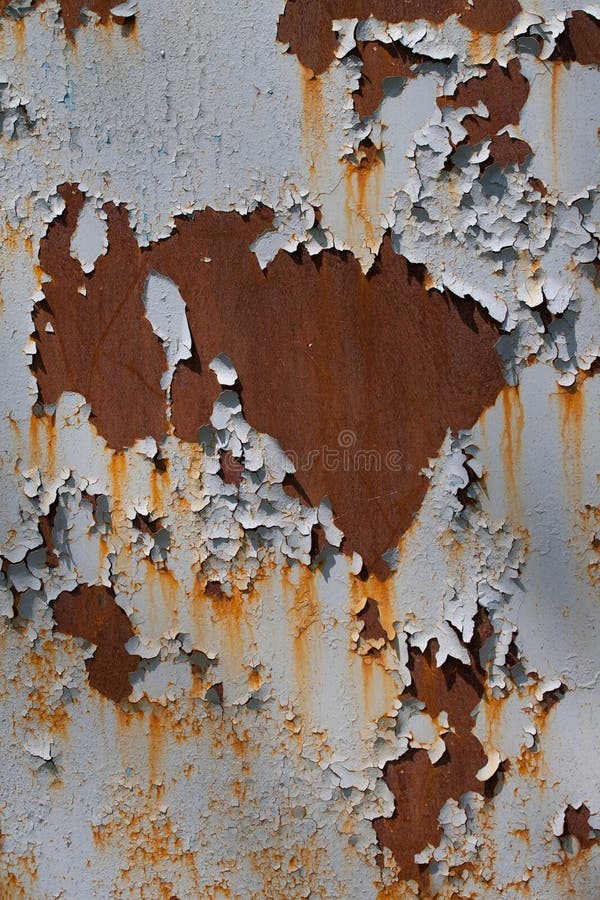 Texture of Rusty Iron Surface with Cracked Paint Stock Photo - Image of ...