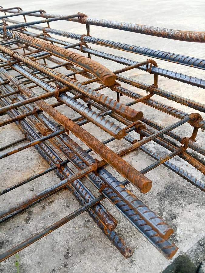 Rusty Iron Building Construction Materials Stock Image - Image of rusty ...