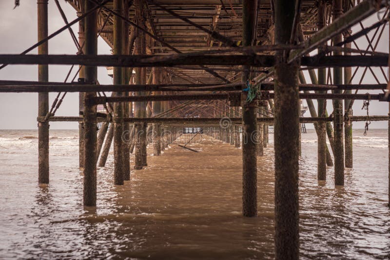 Standing under a pier stock photo. Image of outdoors - 170077186