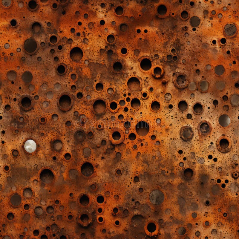 Rusty Iron Creative Abstract Photorealistic Texture. Stock Illustration ...