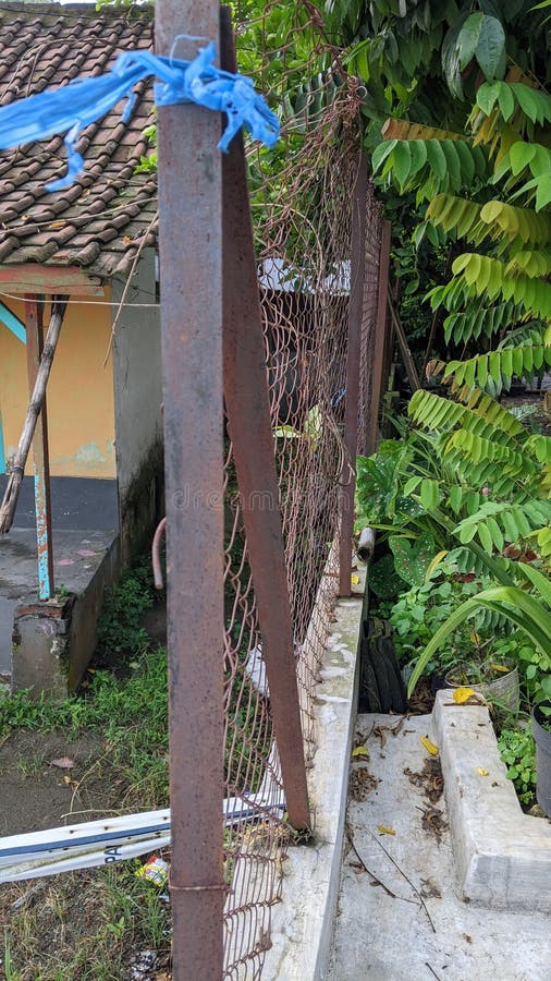 Rusty iron fence stock photo. Image of iron, grunge - 272236998