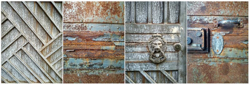 The rusty iron gate stock photo. Image of decoration - 80080446