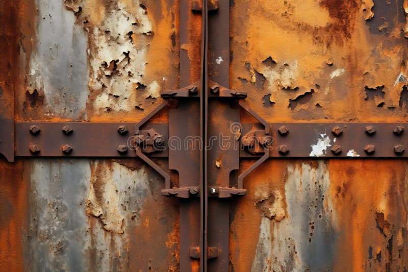 Rusty Iron Gates of Centuries-Old Construction Stock Photo - Image of ...