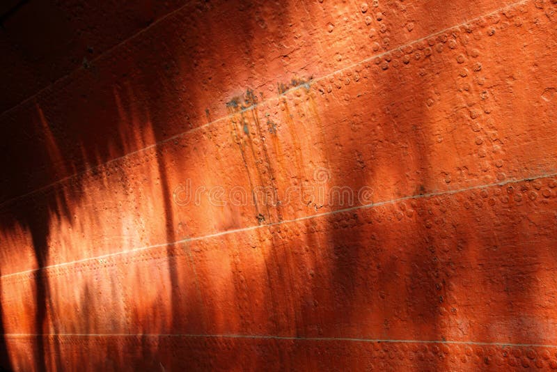 Rusty Iron on an Old Ships Hull Stock Image - Image of transport ...