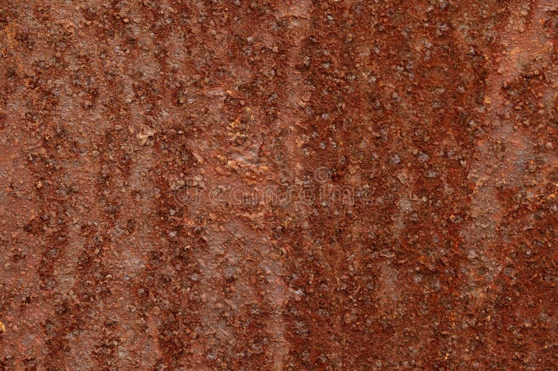 Rusty Iron Plate Against a Background. Grunge Rusted Metal Texturel ...
