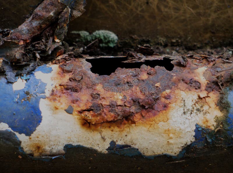 Rusty Iron, Rusty Iron Plate, Rusty Iron Pole. Stock Photo - Image of ...