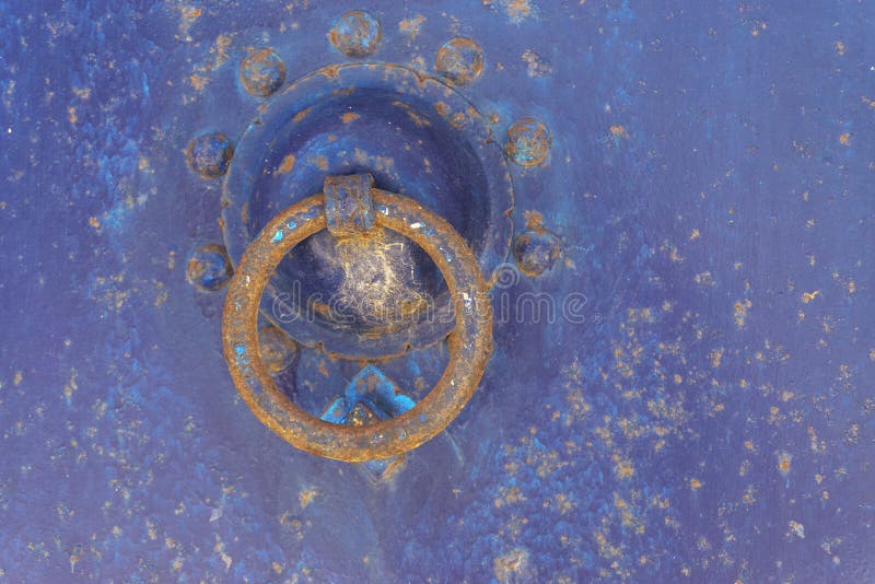 A Rusty Iron Ring for Attaching Stock Photo - Image of protected ...