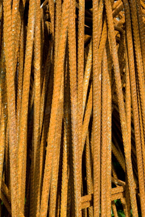 Rusty iron rods stock photo. Image of series, metal, lines - 2844652