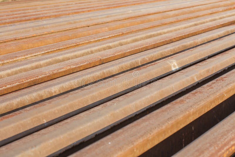 Rusty iron rods stock photo. Image of color, dirty, railway - 42263502