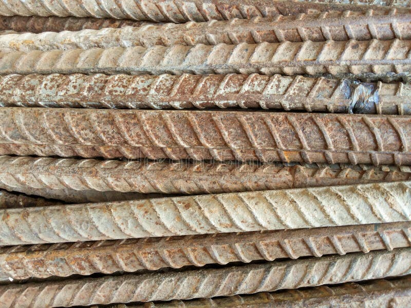 Rusty iron rods stock photo. Image of stack, texture - 66278566