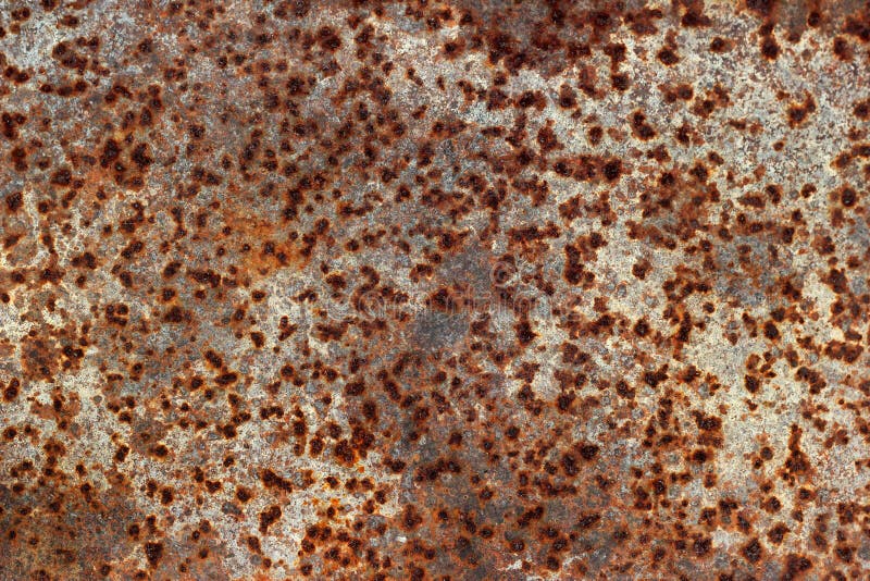 Rusty Iron Texture, Caverns on Metal Surface Stock Photo - Image of ...