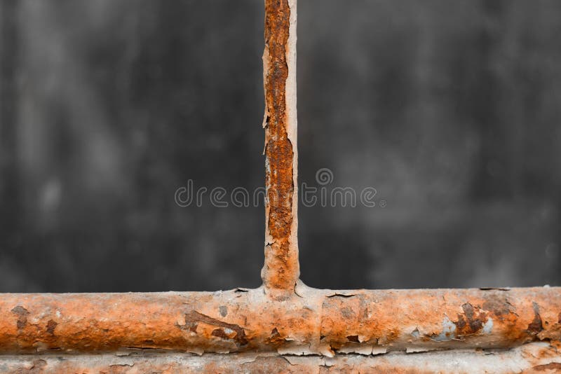 Rusty iron window stock image. Image of background, broken - 101661369