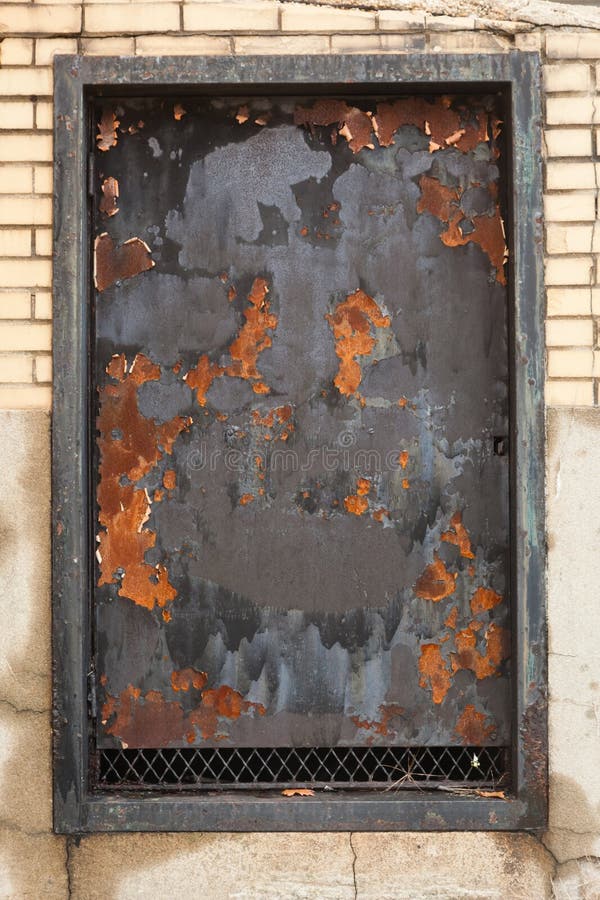 Rusty Iron Window stock image. Image of iron, outside - 64992167