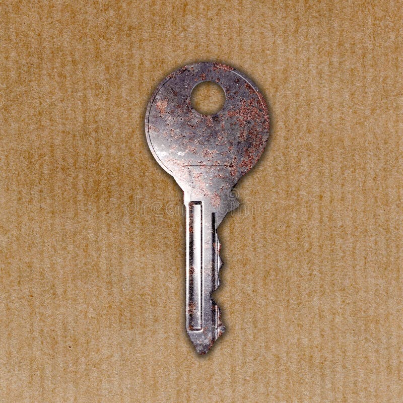 Rusty Key stock illustration. Illustration of unlock, design - 3749859