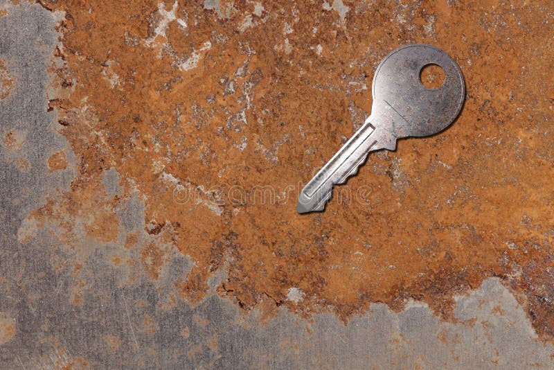 Rusty key stock illustration. Illustration of rusty, safe - 54879756
