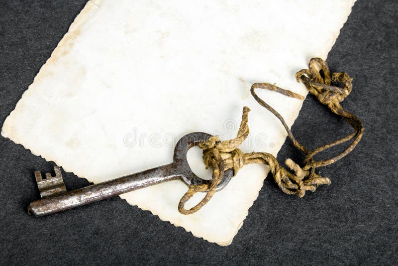 Rusty Key and Empty Photography Stock Image - Image of antecedents ...