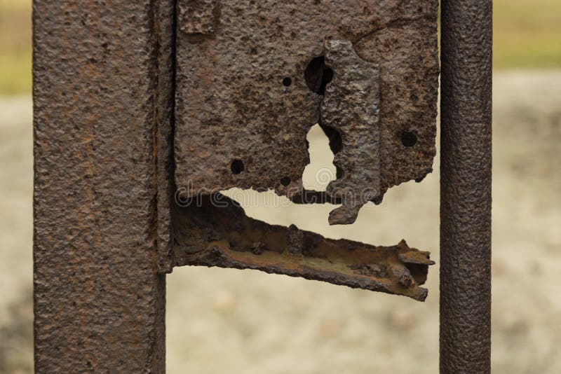 Rusty key hole stock image. Image of corosion, rusty - 102112975