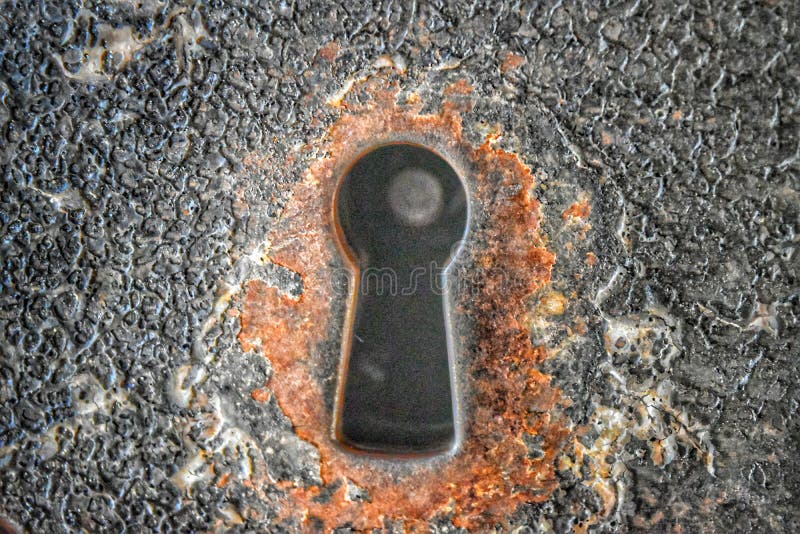 Prison door keyhole stock image. Image of prison, door - 128909867