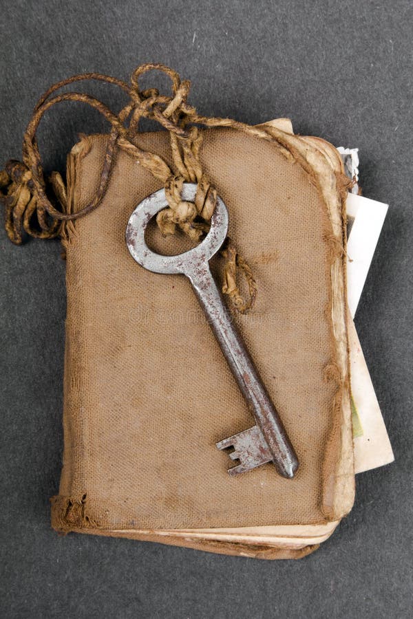 Rusty Key, Old Book and Empty Photography Stock Image - Image of empty ...