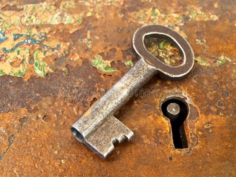 Rusty old keyhole stock image. Image of rusted, unique - 22611569