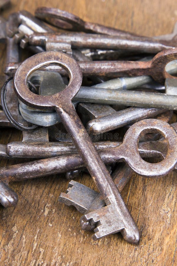 Rusty keys stock photo. Image of choice, open, antique - 45727176