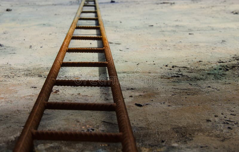 Rusty ladder stock photo. Image of wood, metal, rusty - 67598984