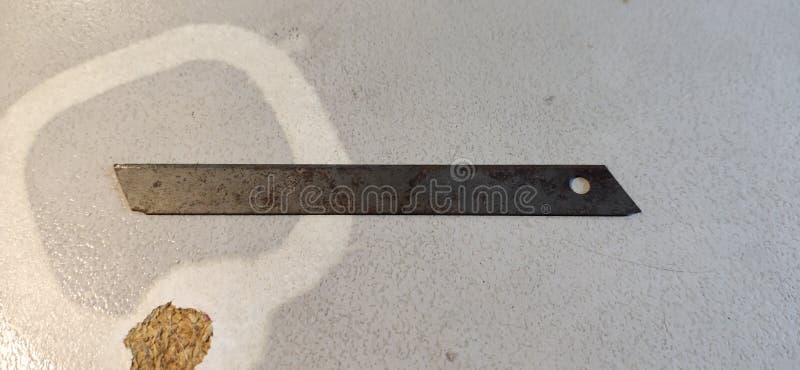 Rusty little knife stock image. Image of flooring, rusty - 223582631