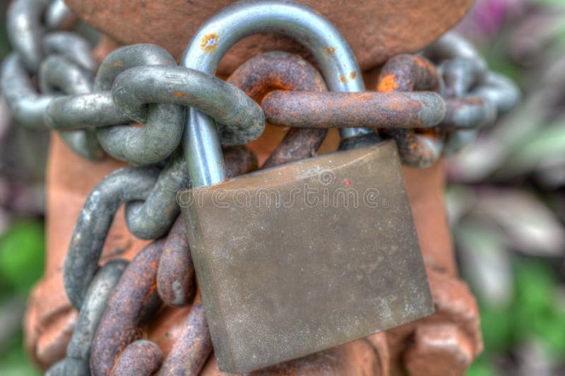 Rusty Lock stock photo. Image of closeup, door, close - 49921414