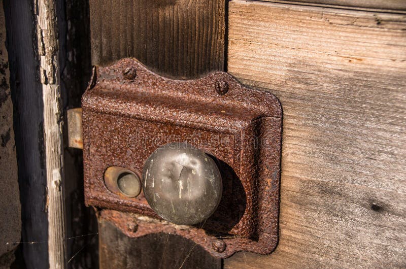 Rusty lock stock photo. Image of dark, detail, closed - 46449090