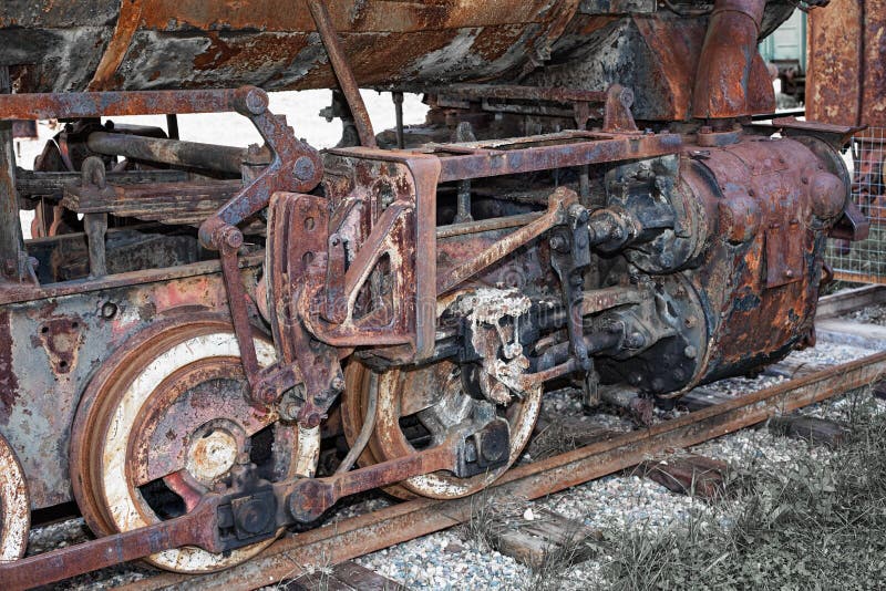 Rusty locomotive stock image. Image of locomotive, metal - 37967229