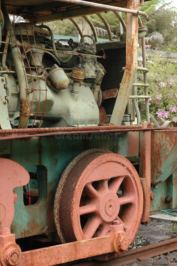 Rusty locomotive stock image. Image of tiny, industrial - 60227561