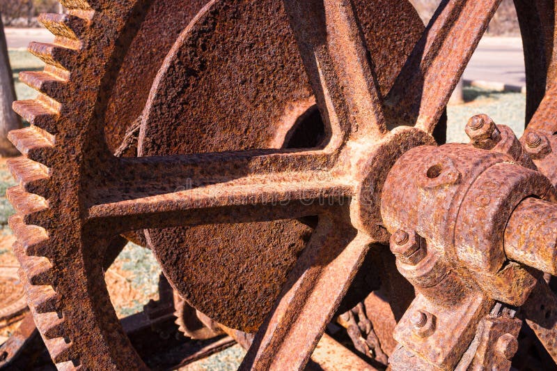 Rusty machine stock image. Image of mechanism, horizontal - 52672911