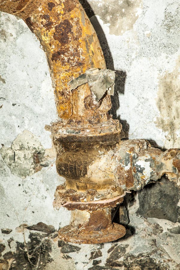 Rusty Machine in Old Rotten Station Stock Image - Image of pollution ...