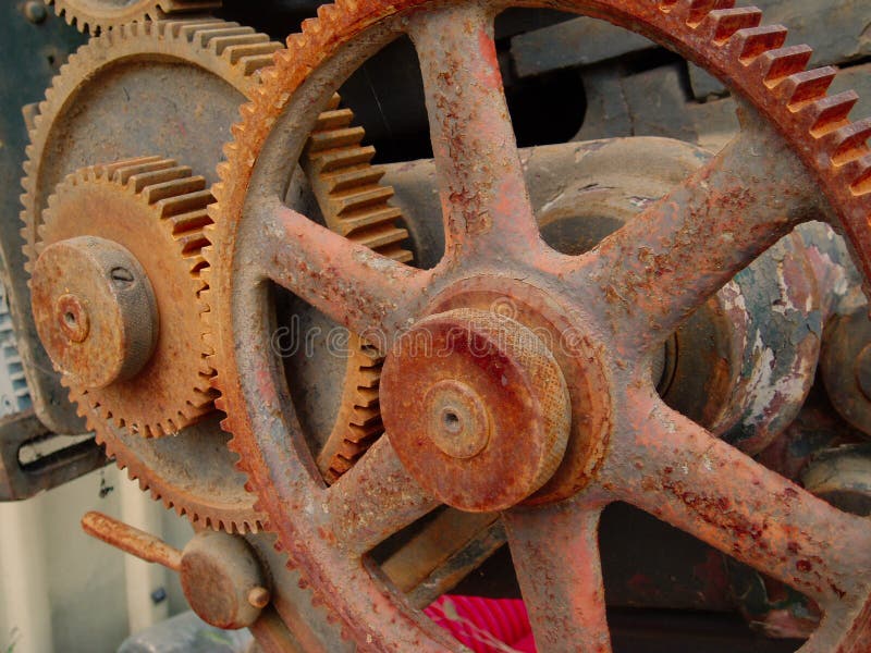 Rusty Machinery stock image. Image of junk, material, heavy - 3953863