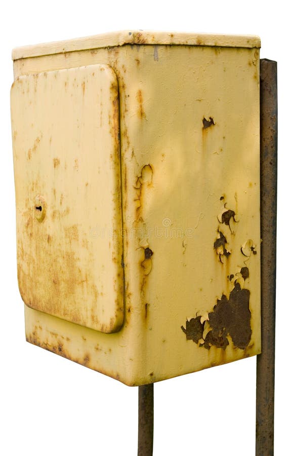Rusty mailbox stock photo. Image of isolated, rust, internet - 3142084